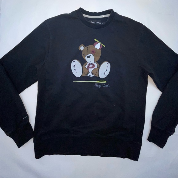 Play Cloths | Sweaters | Play Cloths Crew Neck Mens Black Sweater ...